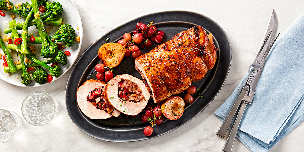 Crown Roast of Pork with Orange-Pomegranate Glaze – West IGA