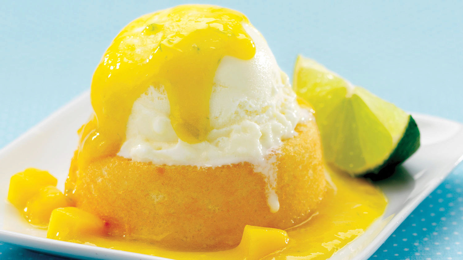 Dessert Shells with Frozen Yogourt & Mango Sauce – West IGA