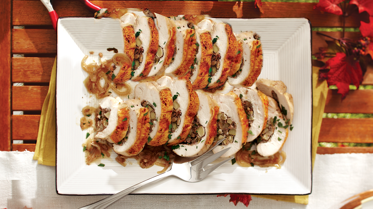Sage, Apple & Walnut Stuffed Turkey Breast – West IGA